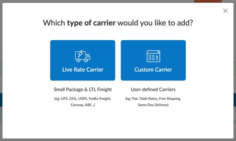 How To Configure Carriers Shipperhq Docs