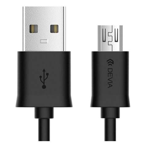 Buy Devia Micro Usb Cable 1m Black Mx392 Online In Uae Sharaf Dg