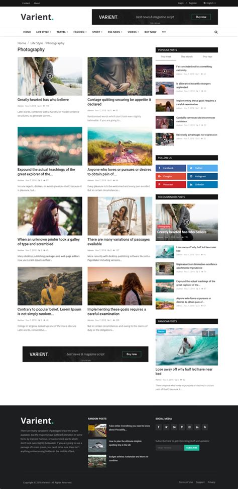 Varient News And Magazine Php Script Inkthemes