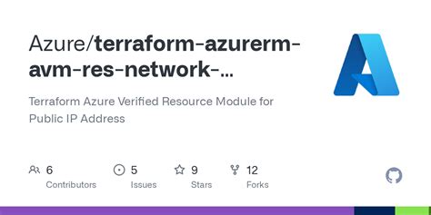 Github Azureterraform Azurerm Avm Res Network Publicipaddress