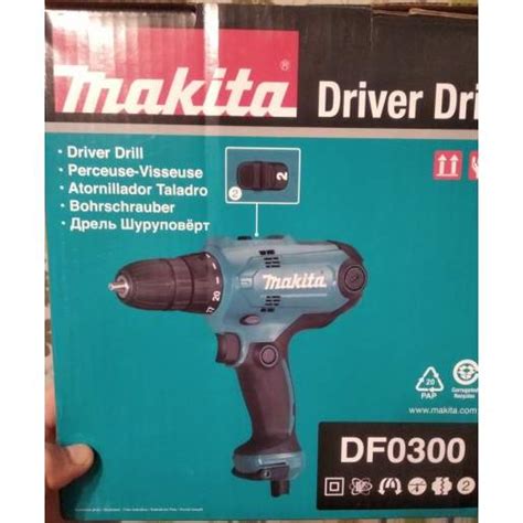 Дрель-шуруповет сетевой MAKITA DF 0300 (carton) купить с бесплатной ...