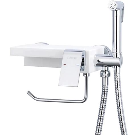 Гигиенический душ со смесителем Gappo G7296 Белый/Хром – фото, отзывы ...