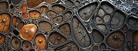 Premium Photo Microscopic Metal Texture Abstract Allure Intricate Metal Waves Ai Generative