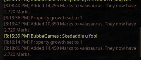 Marks Added Through Admin Commands Do Not Display Correctly · Issue