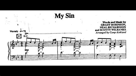My Sin Demo Satb Song Offering Youtube