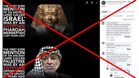 Palestine History Meme Misses Mark By 2500 Years Aap