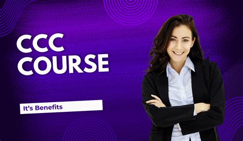 What Is Ccc Course And Ccc Course Benefits For Candidates