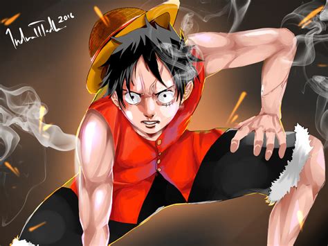 Luffy Gear Second By Indramadhana On Deviantart