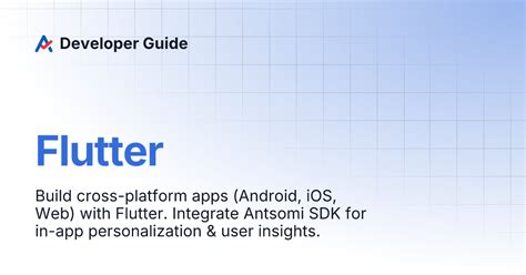 Flutter Developer Guide