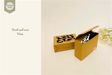 Rectangular Box Template Wedding Box Svg Dxf Cut Files By Thelovebyrds