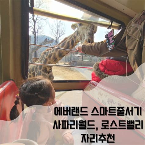 에버랜드 로스트밸리 사파리월드 T익스프레스 놀이기구 스마트줄서기 이용방법 네이버 블로그