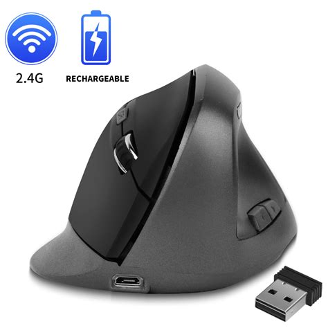 Wireless Mouse Dual Mode Rechargeable Fourth Generation 6d Ergonomic Vertical Mouse Wireless