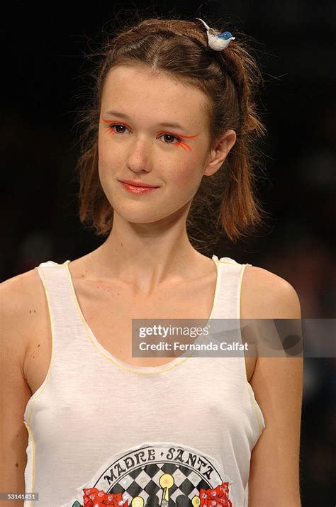 A Model Walks Down The Runway During The Rio Moda Hype Summer 2006