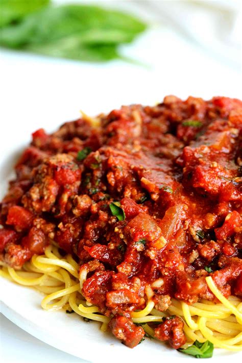 Meat Sauce Recipe Easy Spaghetti Sauce