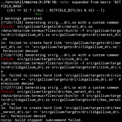 permission denied mesa 22 3 0 r termux