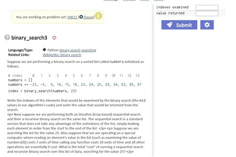 Solved You Are Working On Problem Set HW II Pause Chegg Com