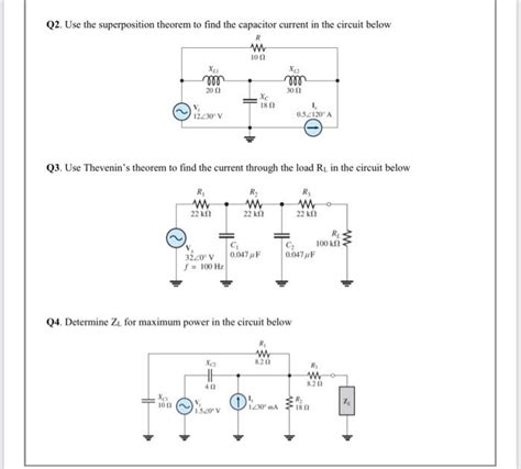 Solved Q Use The Superposition Theorem To Find The Chegg