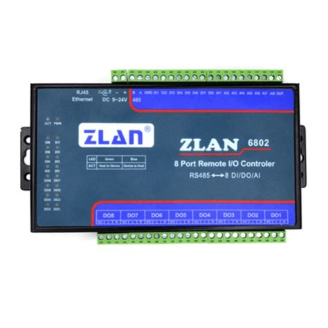 Digital I O Module Zlan6802 Shanghai Zlan Information Technology Co