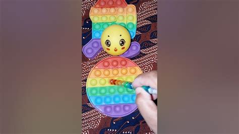 Asmr Cute Popit 🤩🌈 Shorts Asmr Popit Fidget Satisfying Viralvideo Tempatkubermain Youtube