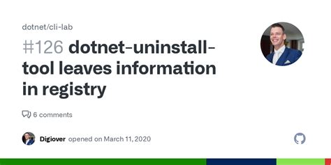 Dotnet Uninstall Tool Leaves Information In Registry · Issue 126
