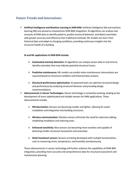 Structural Health Monitoring Shm With Bim Pdf