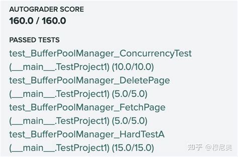 Cmu15445 数据库系统实验一：buffer Pool Manager 知乎