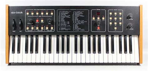 Sequential Circuits Six Trak Synthesizer Modified Reverb