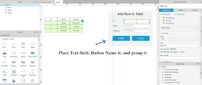 UI UX Design Adding New Row To Table