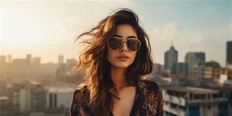 Premium Photo South Asian Girl Wearing Sunglasses
