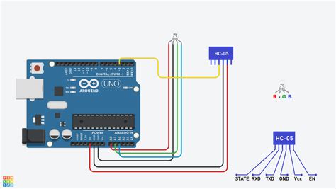RGB LED Light With HC Bluetooth Module And Arduino Arduino Project Hub