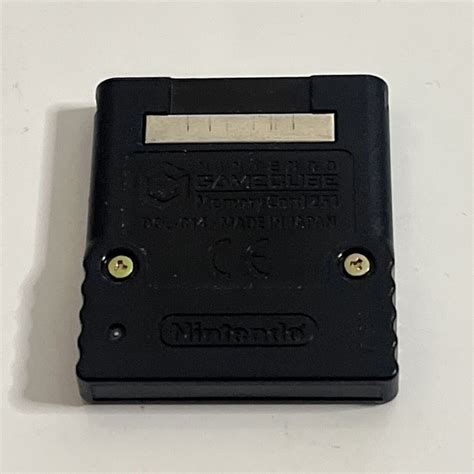 Official Nintendo Gamecube Gc Memory Card Black Genuine 251 Blocks Dol