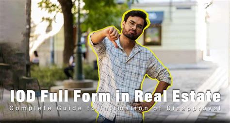 Iod Full Form In Real Estate Complete Guide To Intimation Of