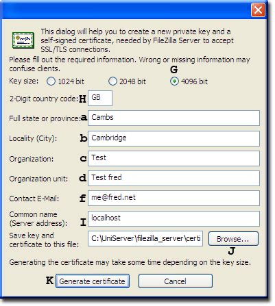 FileZilla Server Implicit SSL Part The Uniform Server Wiki