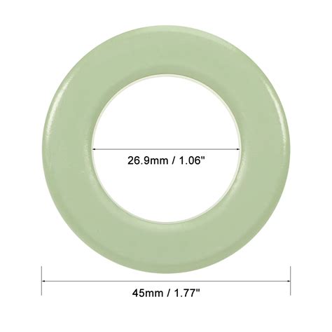 Uxcell 16pcs 269x45x168mm 페라이트 링 철 분말 토 로이드 코어 그린 블루 티몬