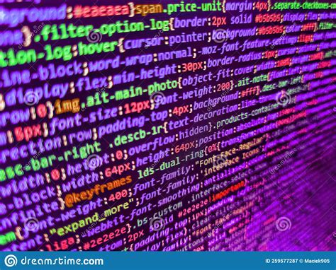 Application Web Source Code On Monitor Information Technology Website