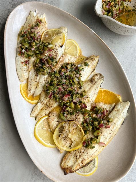 Branzino With Citrus Olive Salsa Something Nutritious
