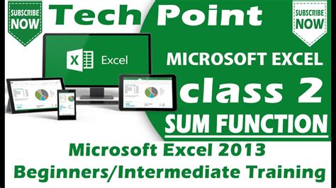 Sum Function Class 2 Advance Excel Youtube