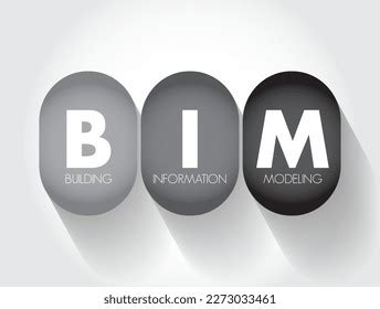 Bim Building Information Modeling Digital Representation Stock Vector Royalty Free