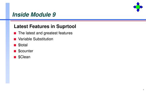 Inside Module 9 Latest Features In Suprtool Ppt Download