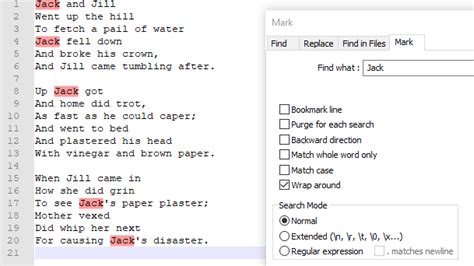 Bug With Regex And Bookmarked Lines · Issue 5361 · Notepad Plus Plusnotepad Plus Plus · Github