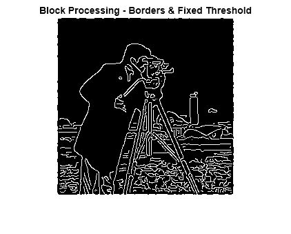 Neighborhood And Block Processing MATLAB Simulink