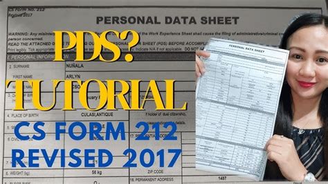 Guide To Filling Out The Personal Data Sheet Pds Cs Form 45 Off