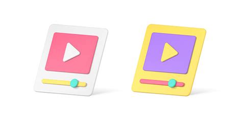 멀티미디어 콘텐츠 라이브 스트리밍 서비스 사이버 공간 응용 프로그램 3d 아이콘 현실적인 벡터 영화에 대한 스톡 벡터 아트 및 기타 이미지 Istock