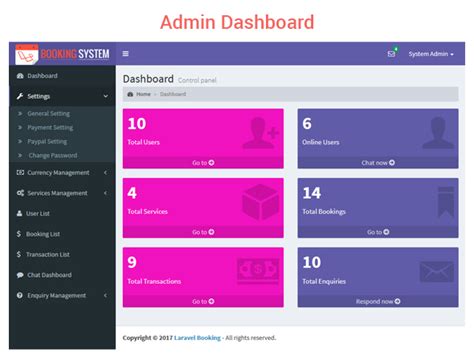 Laravel Booking System With Live Chat Appointment Booking Calendar By
