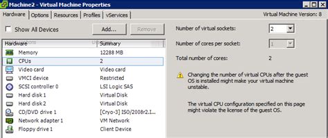 vmware vsphere virtual cores virtual sockets and virtual cpu vcpu
