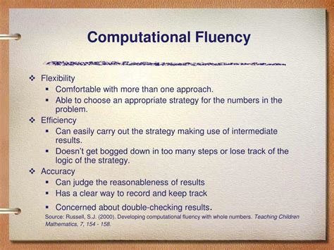 ppt computational fluency connecting place value ideas to addition