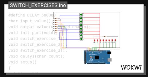 Switcho Wokwi Esp32 Stm32 Arduino Simulator