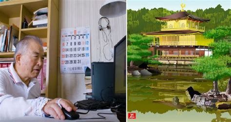 មិនសរសើរមិនបាន បុរសចំណាស់ម្នាក់ អាចបង្កើតរូបគំនូរទេសភាព