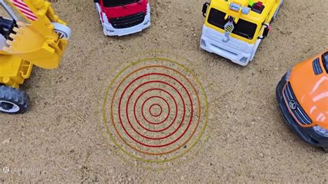 اسباب بازی ها کامیون کمپرسی زیر شن کامیون داستان های خنده دار