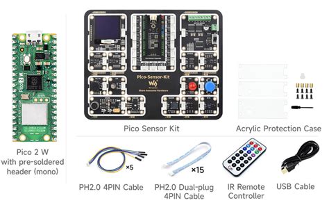 Raspberry Pi Pico 2 W Microcontroller Board Based On Official Rp2350